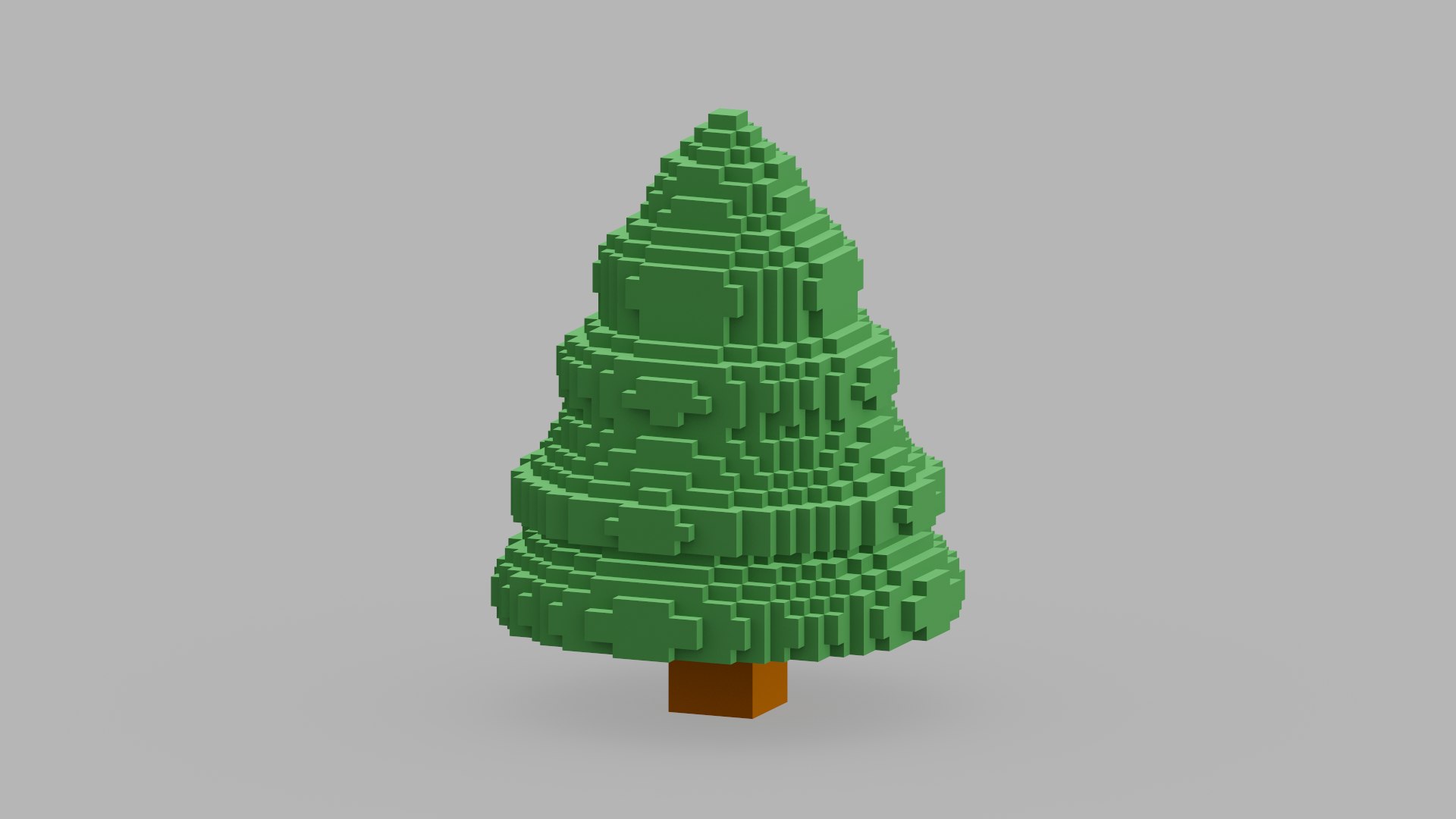 3D Voxel Tree Model - TurboSquid 1892771