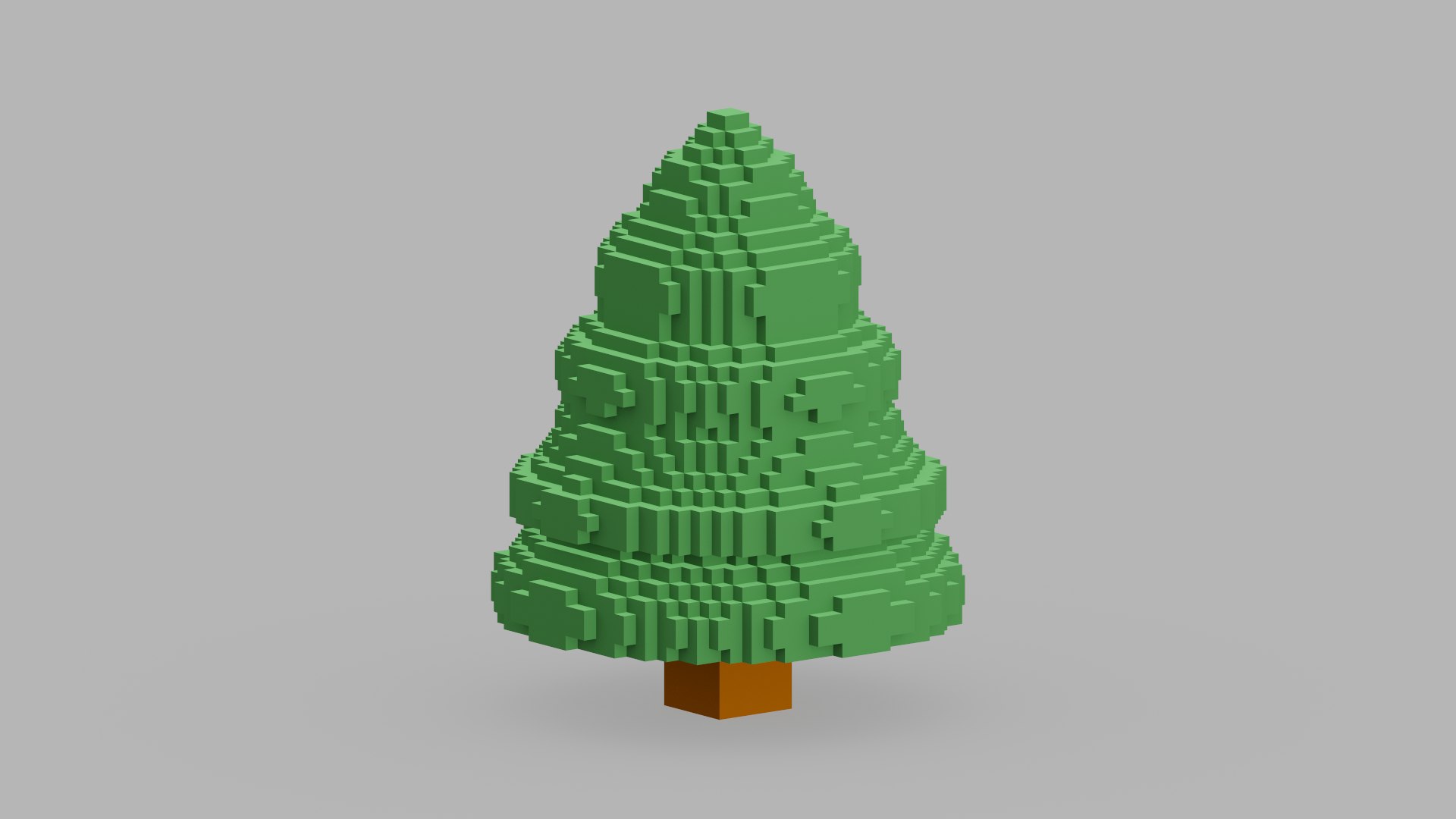 3D Voxel Tree Model - TurboSquid 1892771