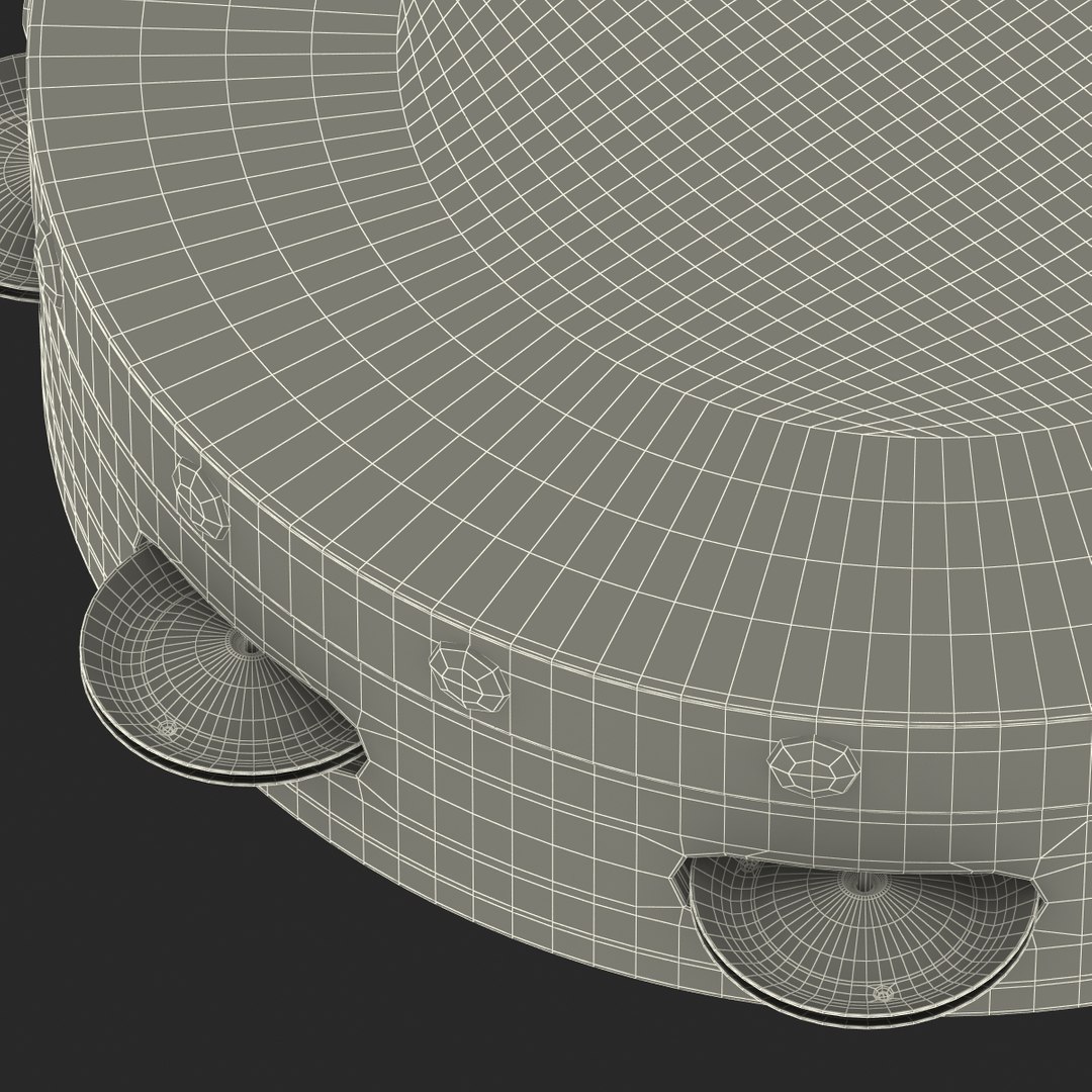 3d Orchestral Tambourine