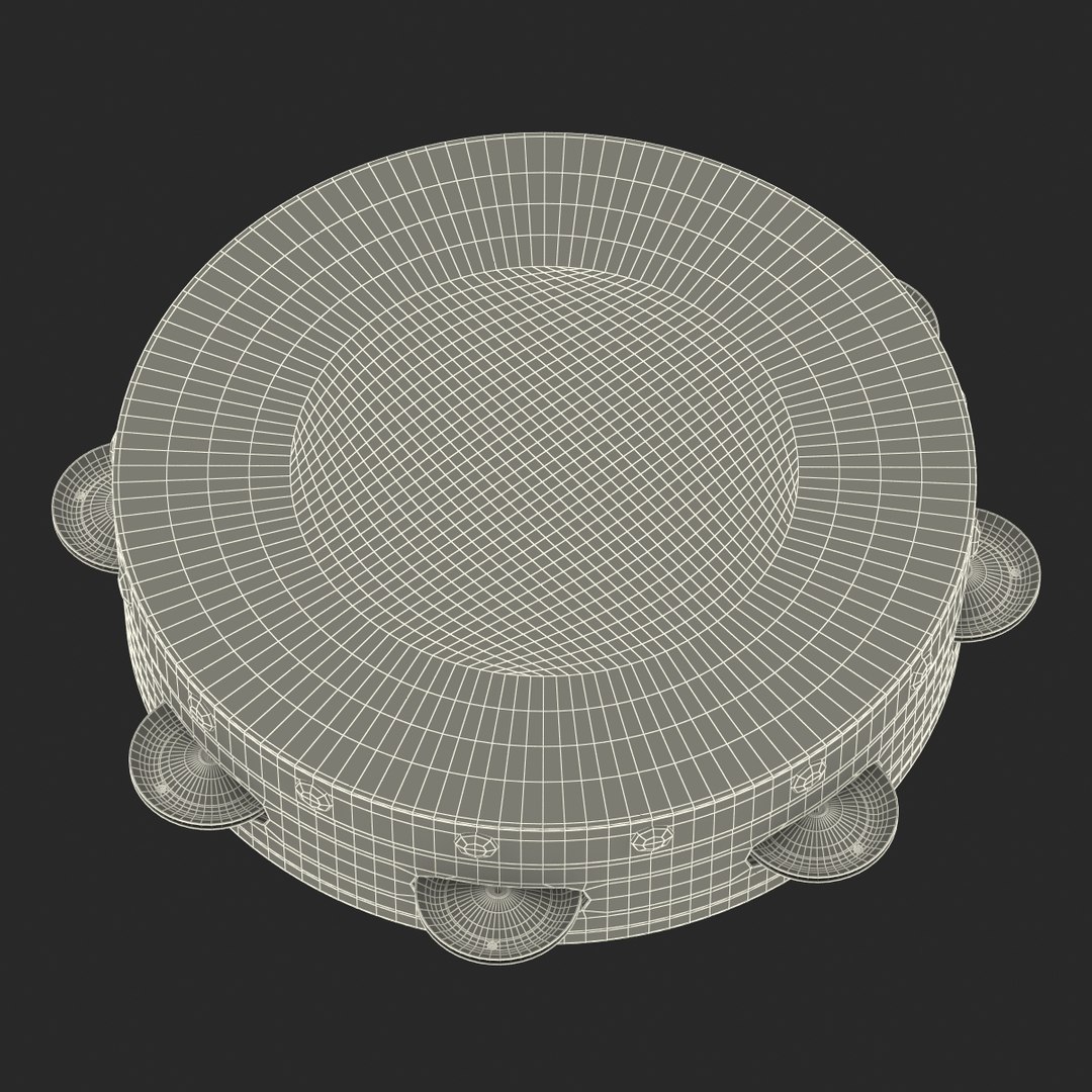 3d Orchestral Tambourine