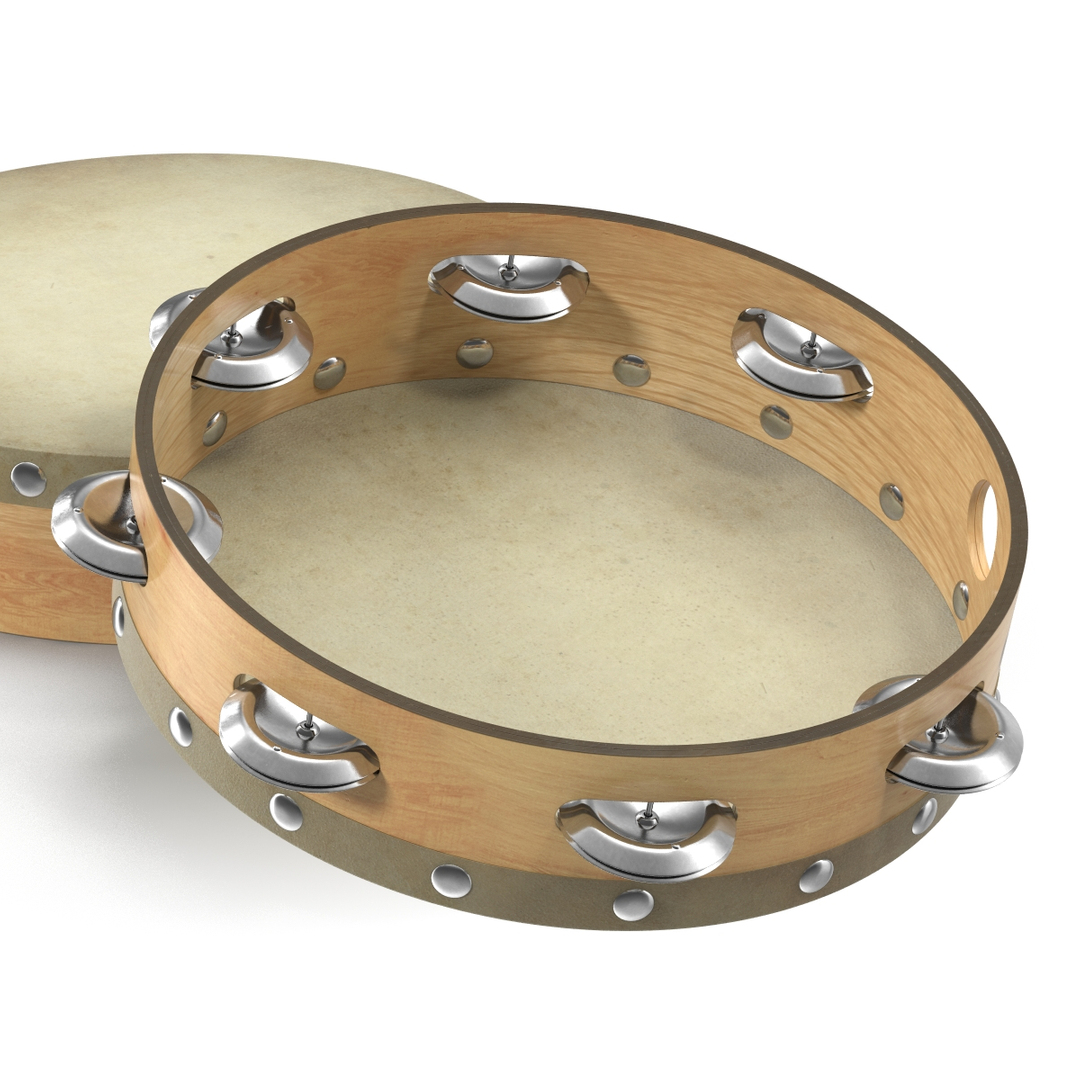 3d orchestral tambourine