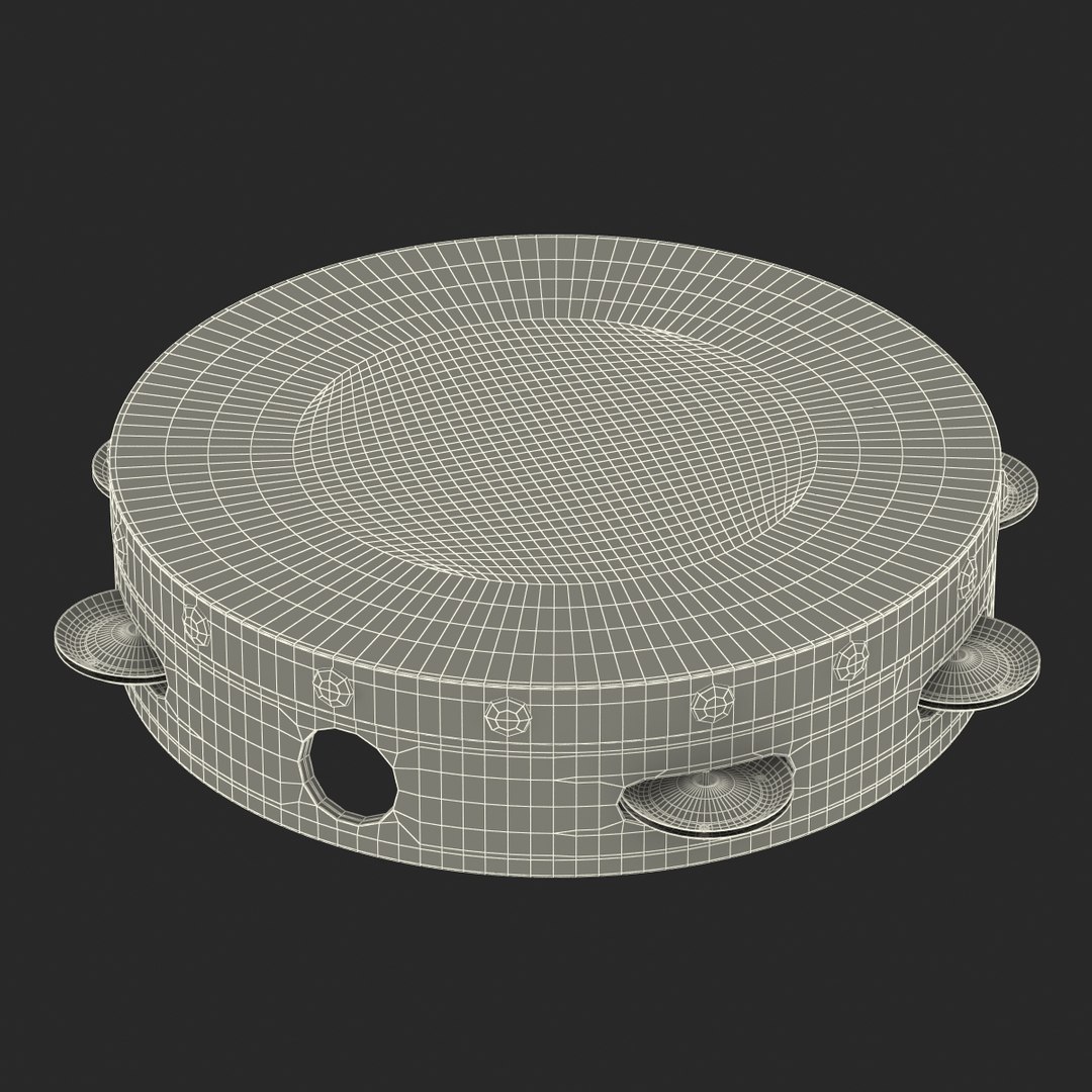 3d Orchestral Tambourine