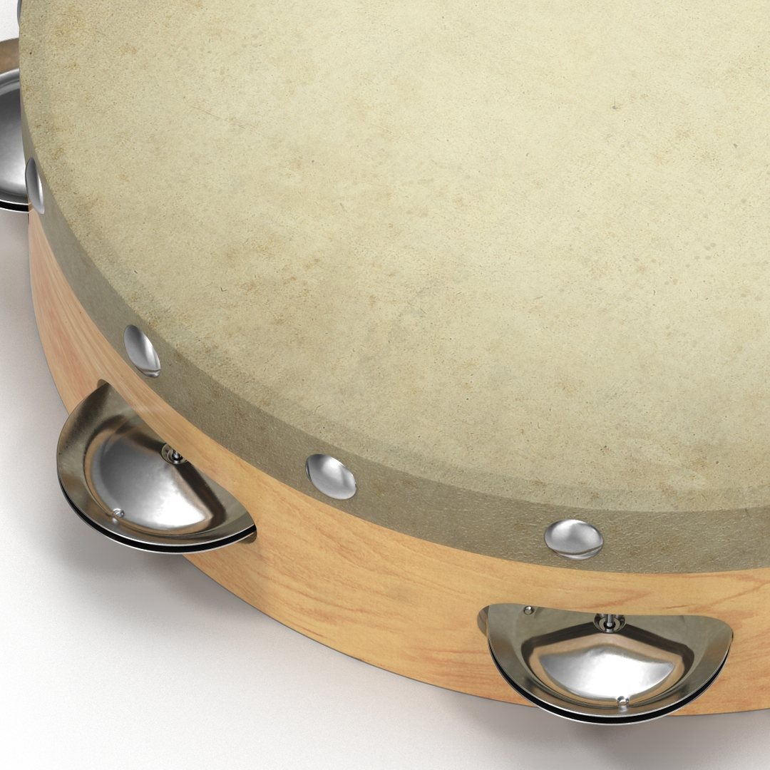 3d orchestral tambourine
