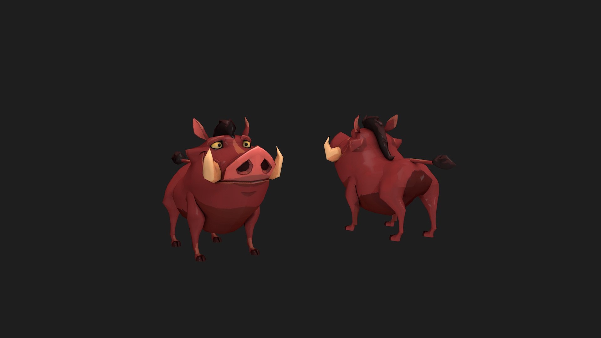 Pumbaa 3D - TurboSquid 2388197