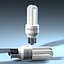 Fluorescent Light Bulb E27 3d Obj