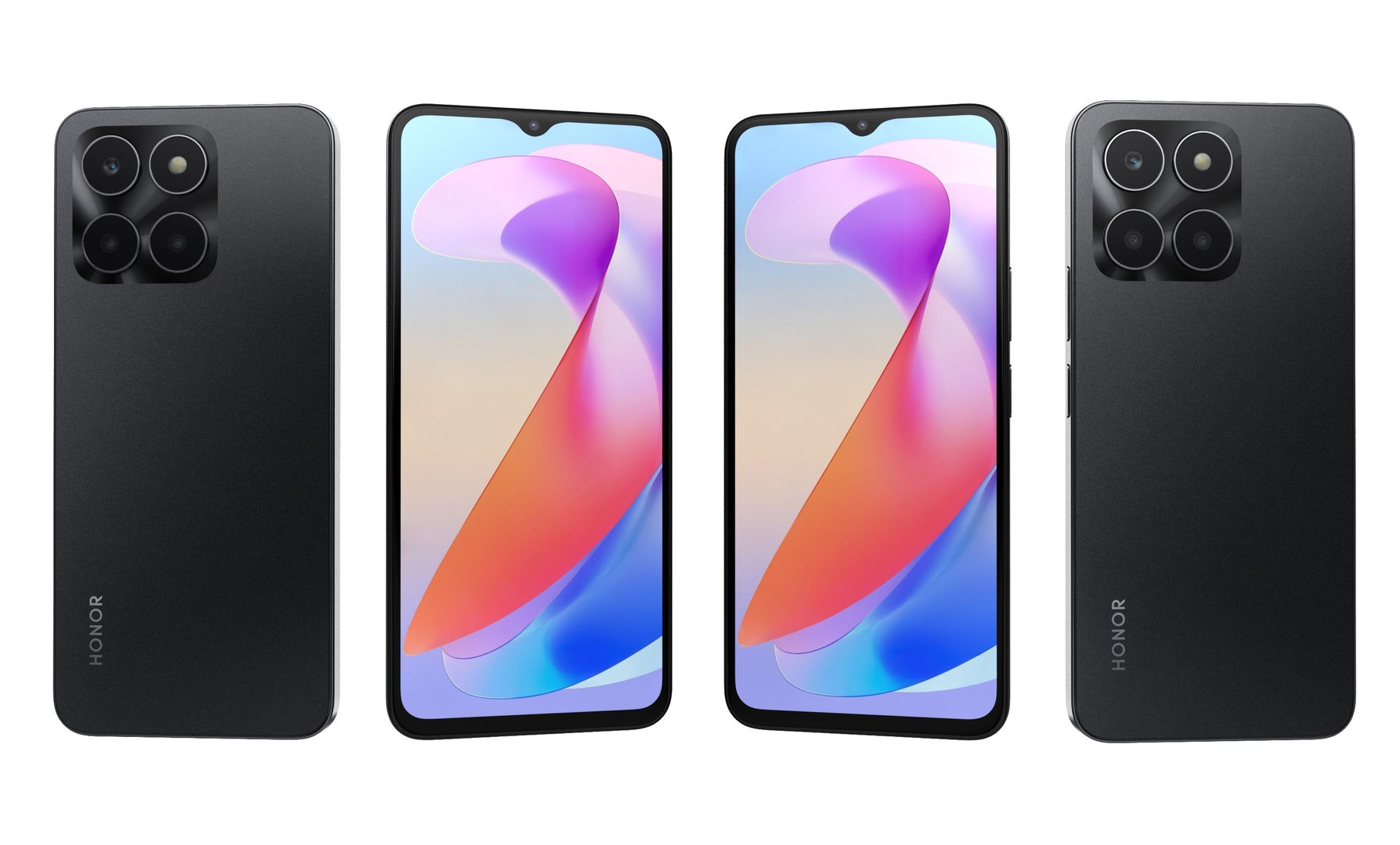 Honor X6a All Colors 3D - TurboSquid 2111246