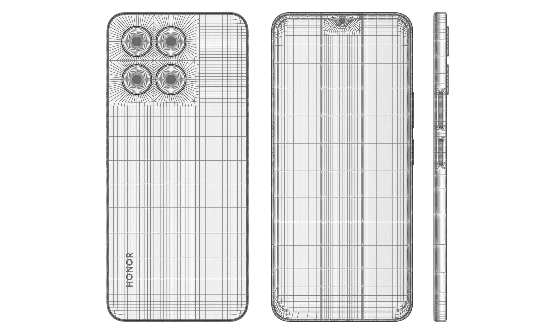 Honor X6a All Colors 3D - TurboSquid 2111246