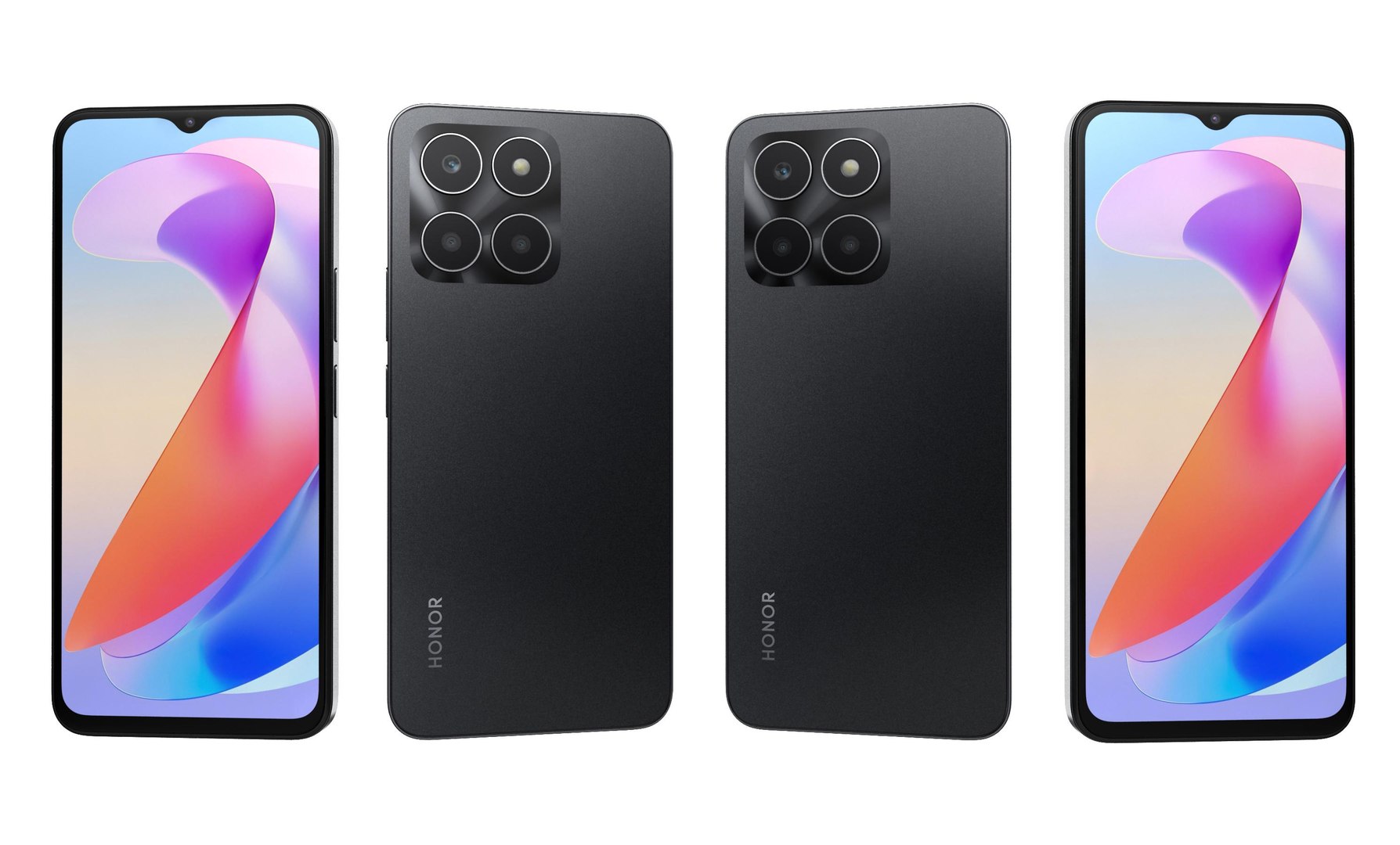 Honor X6a All Colors 3D - TurboSquid 2111246