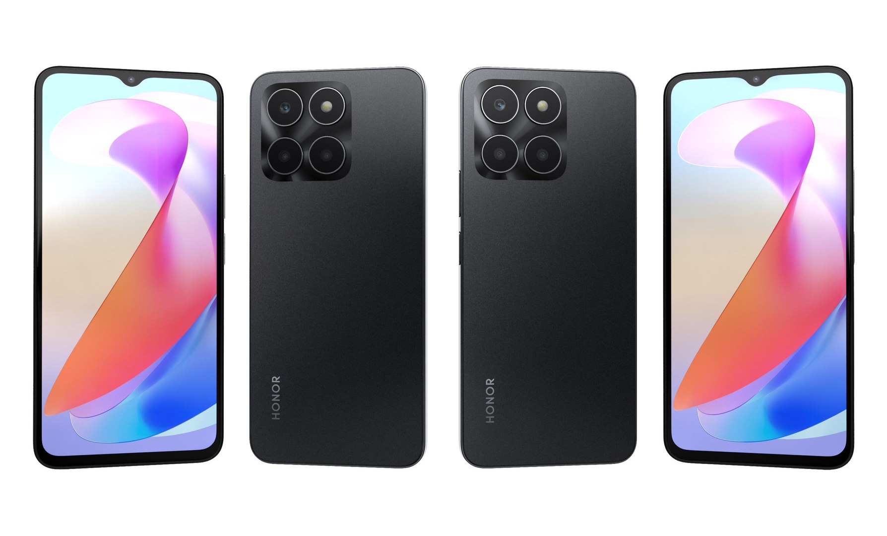 Honor X6a All Colors 3D - TurboSquid 2111246