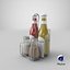 Condiments Holder 3D - TurboSquid 1365551