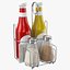 Condiments Holder 3D - TurboSquid 1365551
