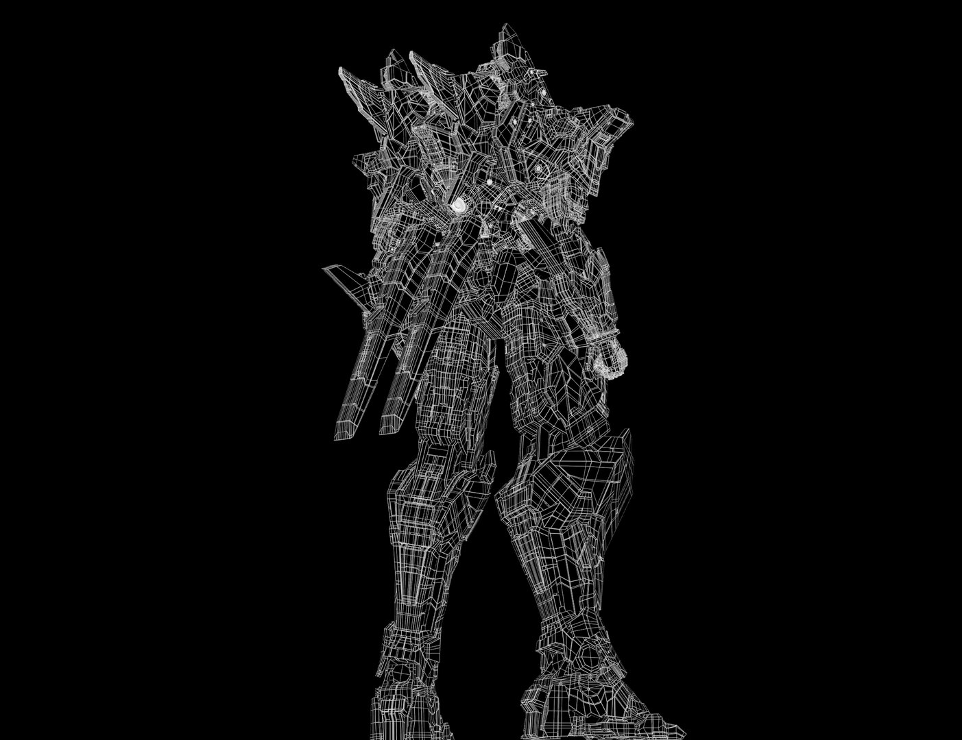 BATTLE MECH HYPERION 3D Model - TurboSquid 1958110