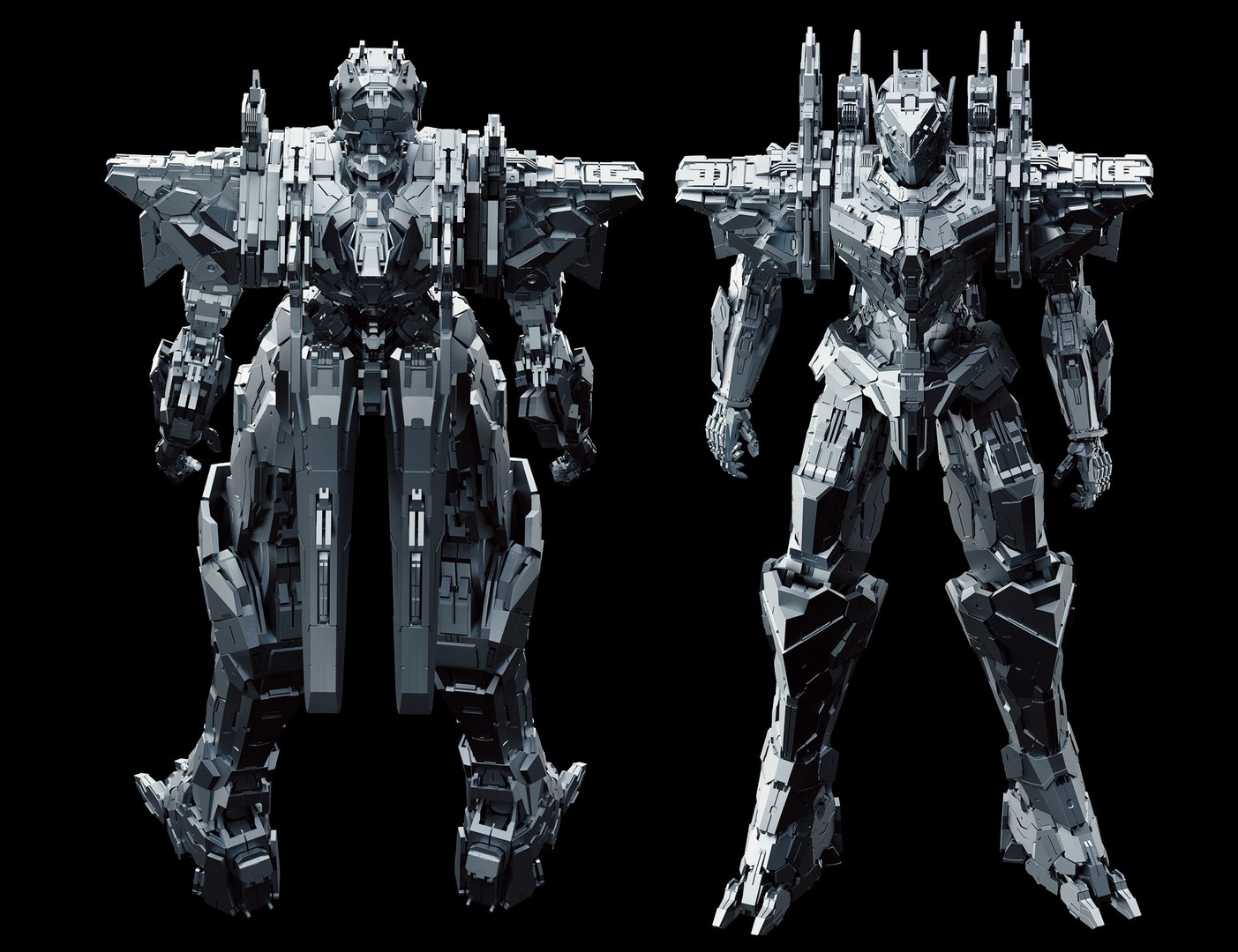 BATTLE MECH HYPERION 3D model - TurboSquid 1958110