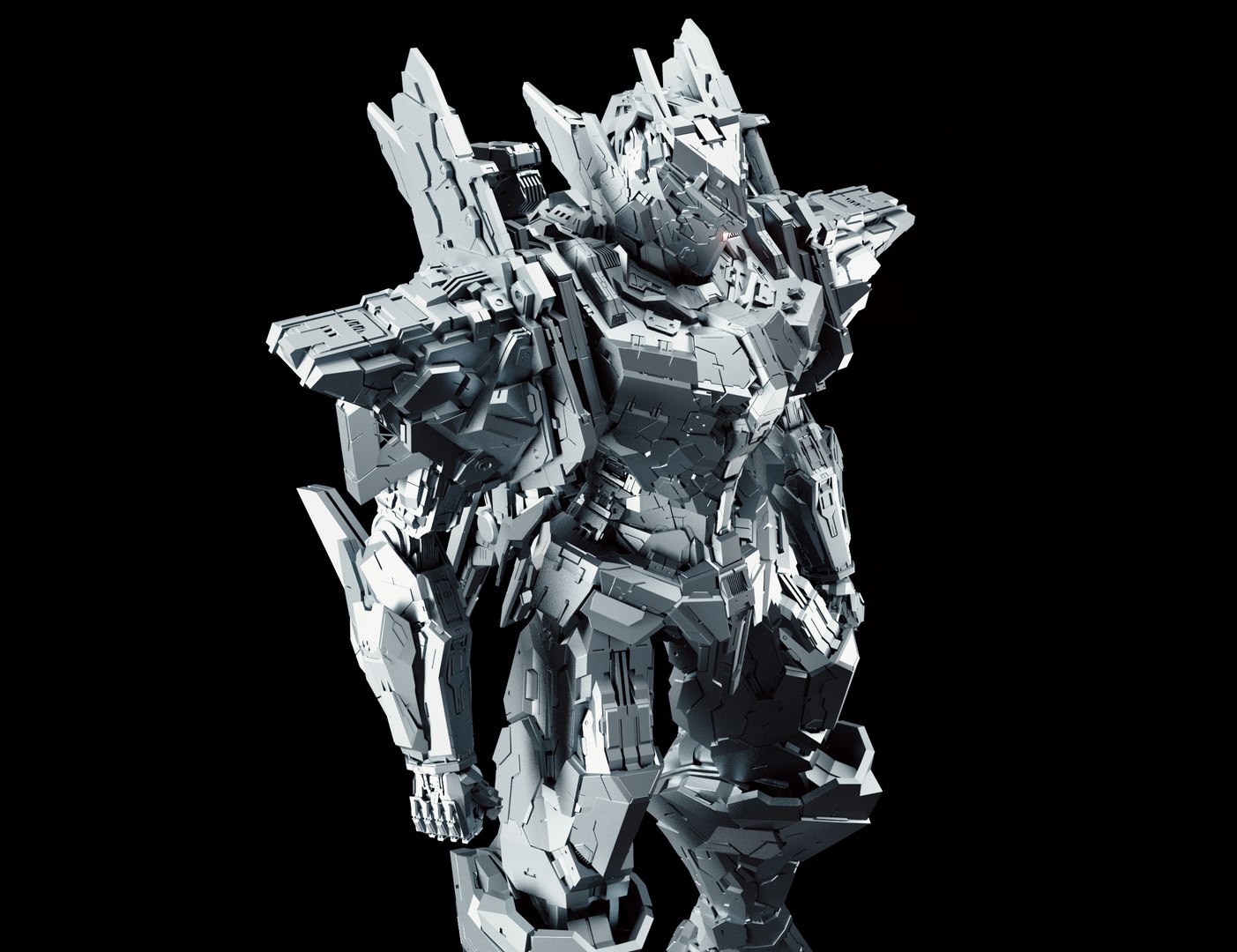 BATTLE MECH HYPERION 3D Model - TurboSquid 1958110