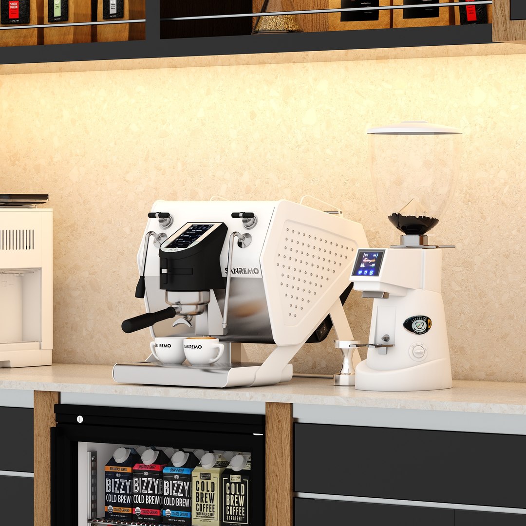 3D Coffee Corner CC2 Model - TurboSquid 2387263