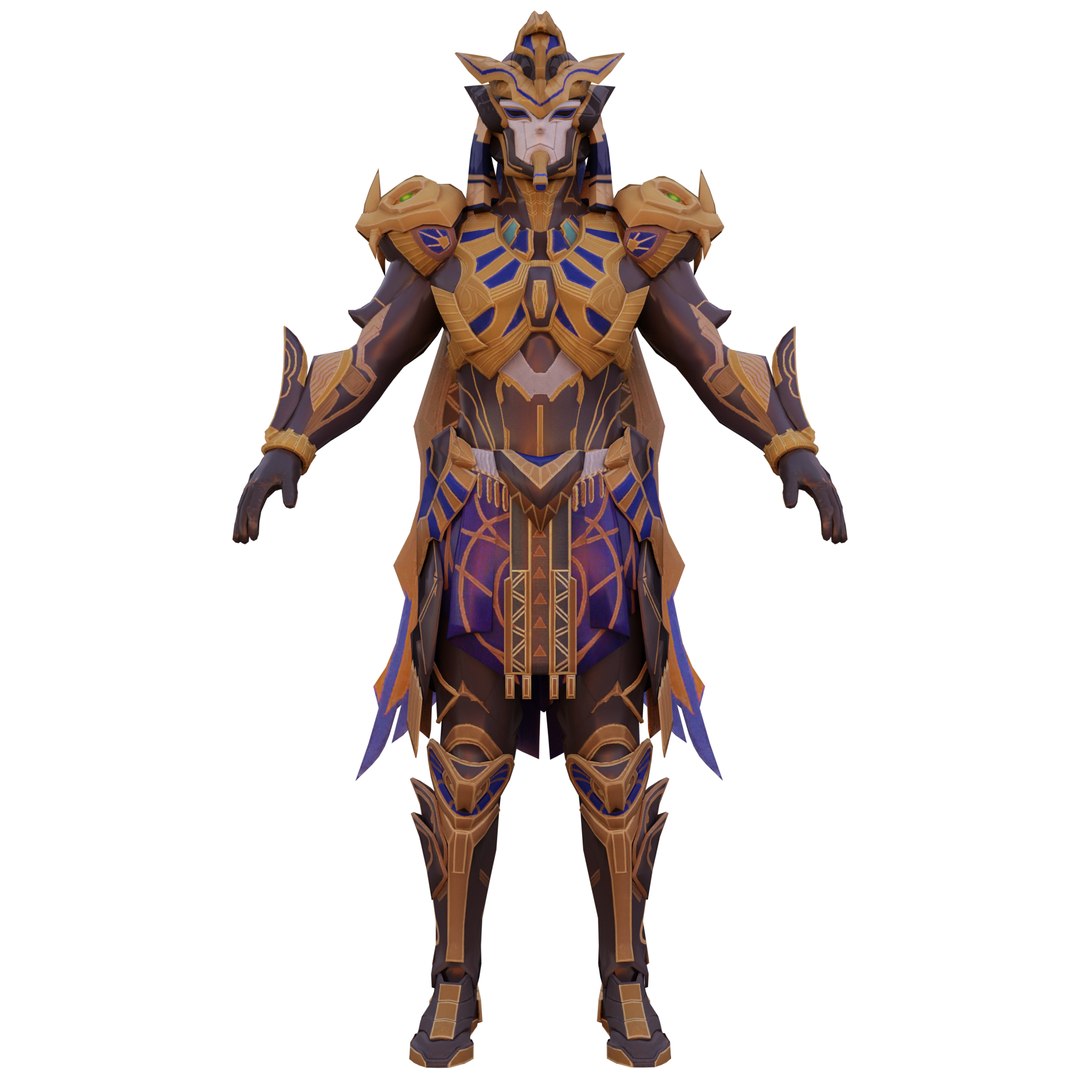 modelo 3d PUBG Mobile Pharaon X-Suit 6Star - TurboSquid 1813647