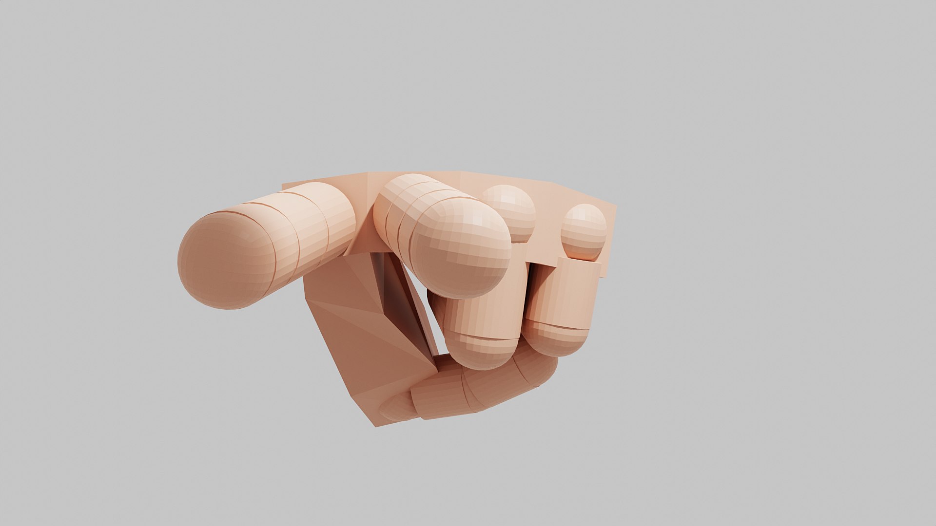 3D Model Simplified Hand For Artists - TurboSquid 2110884