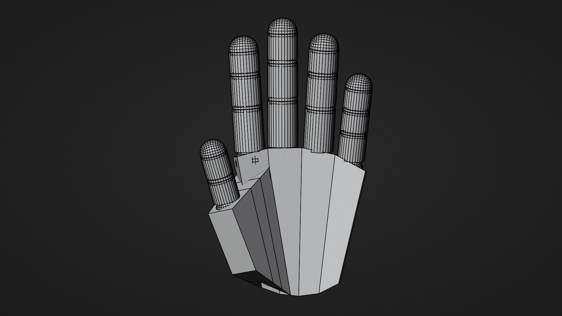 3D Model Simplified Hand For Artists - TurboSquid 2110884