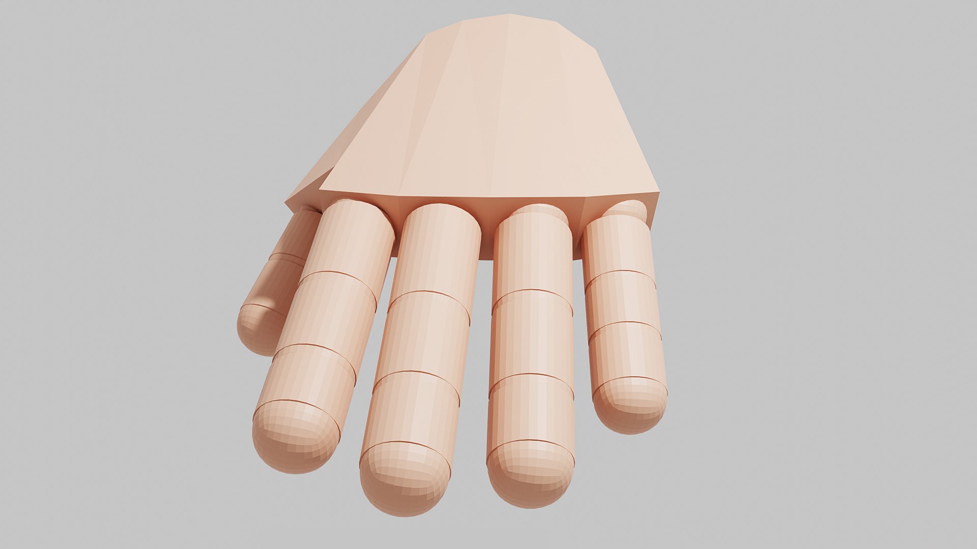 3D Model Simplified Hand For Artists - TurboSquid 2110884