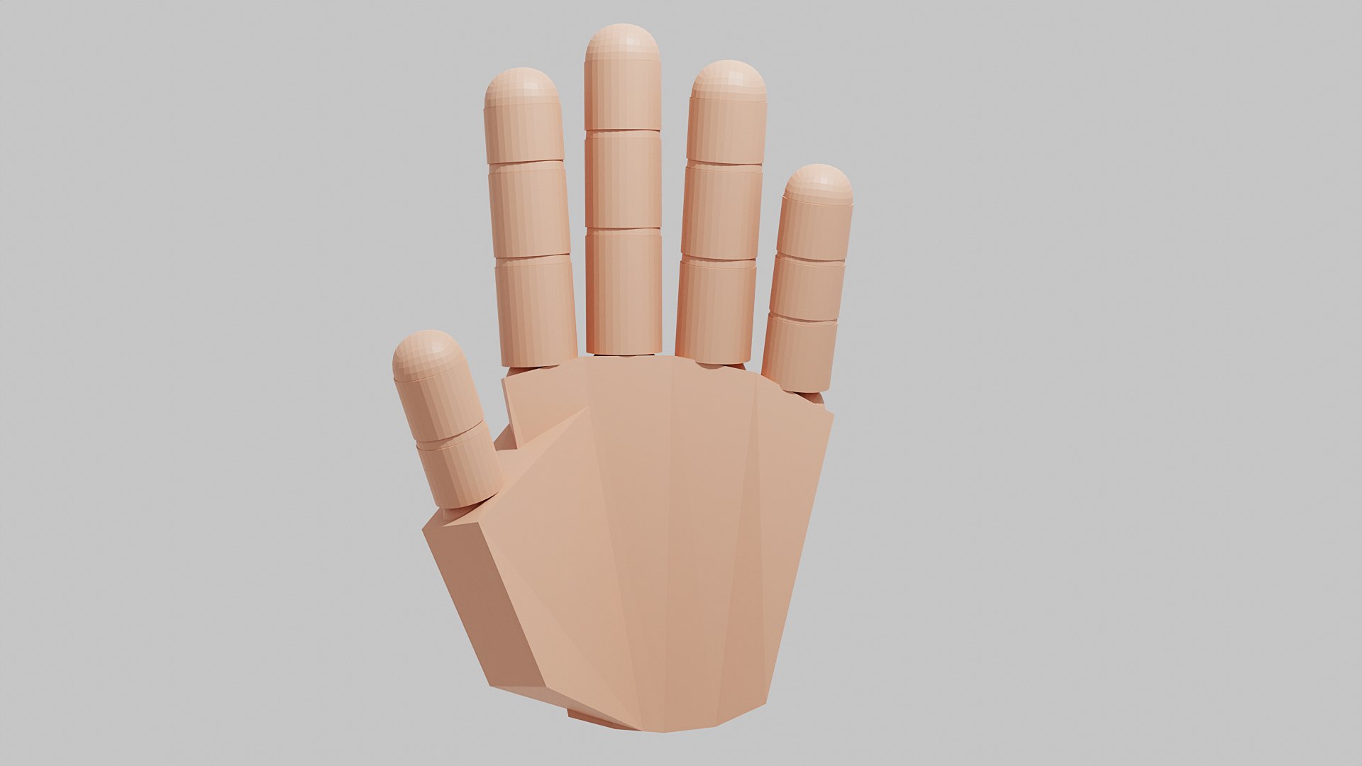 3D Model Simplified Hand For Artists - TurboSquid 2110884