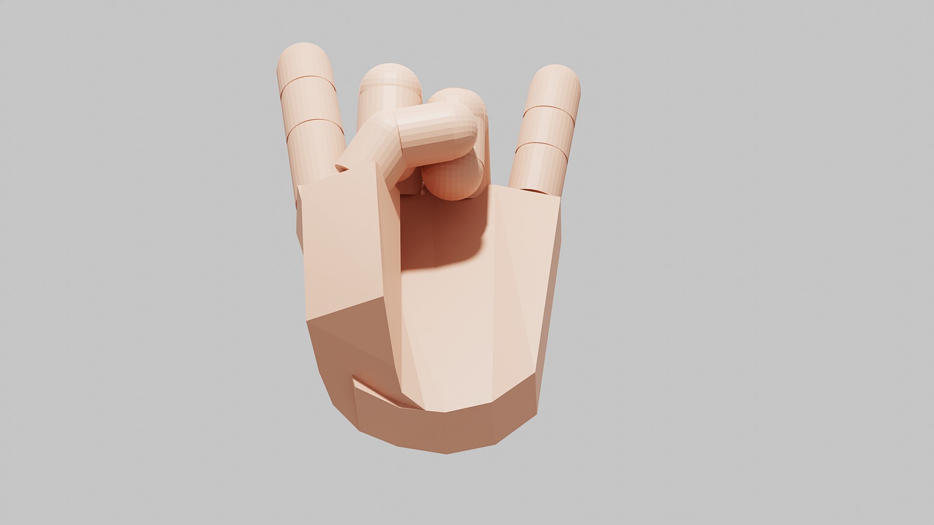 3D Model Simplified Hand For Artists - TurboSquid 2110884