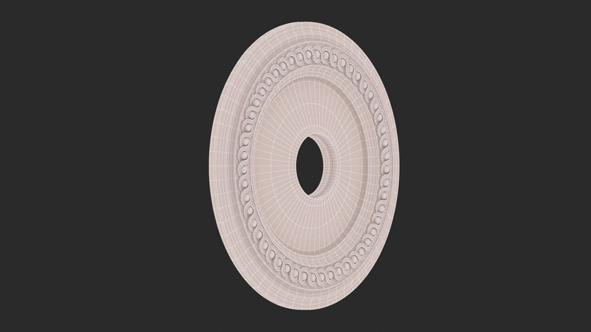 3D Classic Ceiling Medallion 23 - TurboSquid 1754634