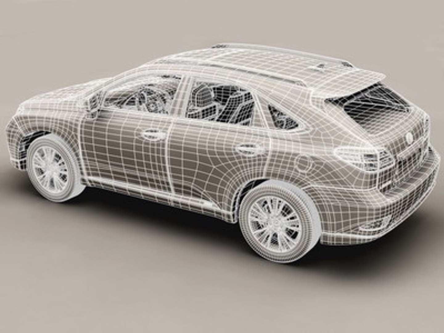 3d Lexus Car