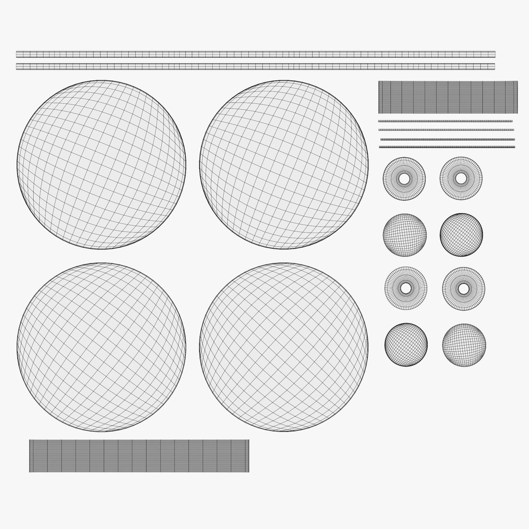 Round Standing Tables 3D Model - TurboSquid 2018205