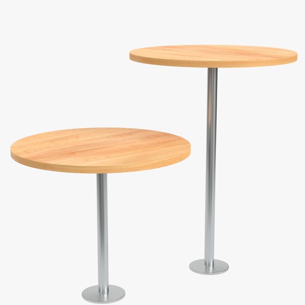 Round standing tables 3D 모델 - TurboSquid 2018205