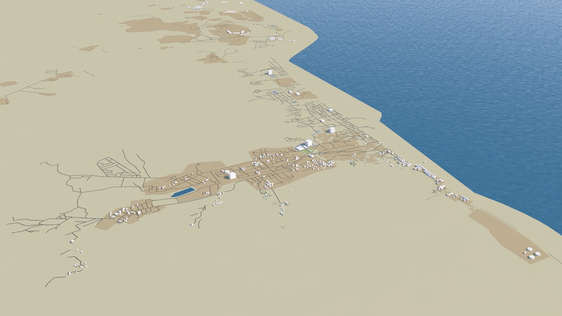 City area building 3D model - TurboSquid 1546897