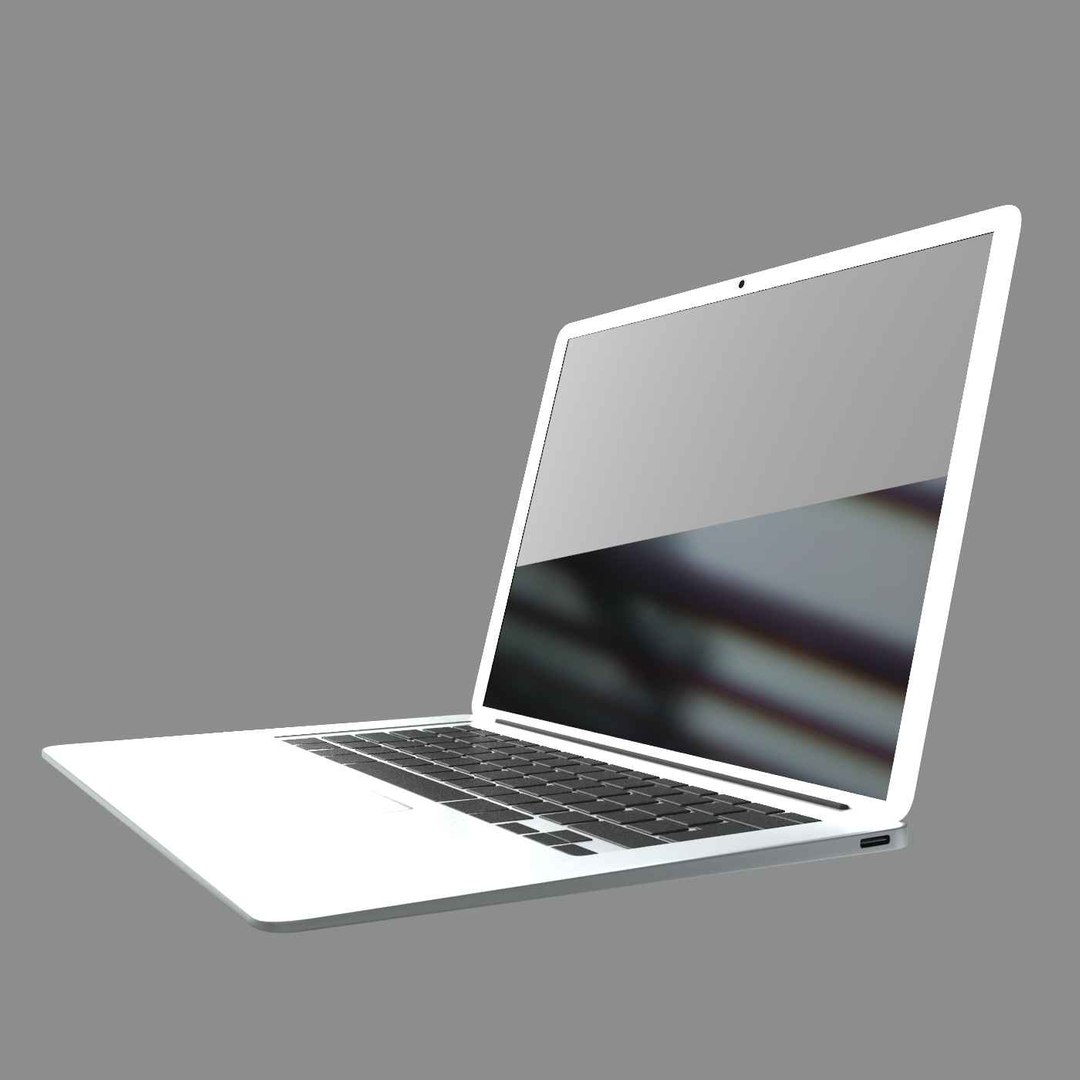 Slim Laptop 3d Max