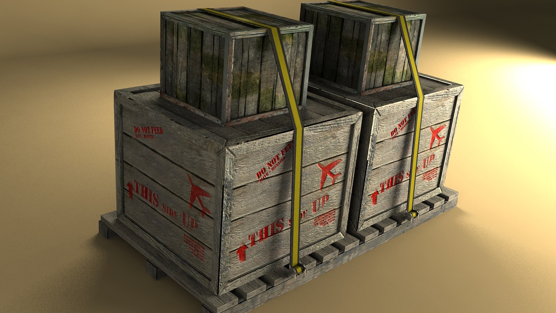 crates 3d model