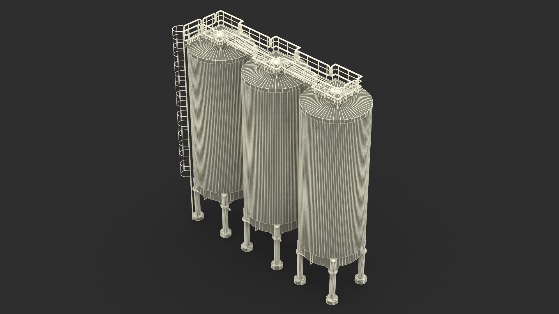 Industrial Fermentation System 3D - TurboSquid 2328311