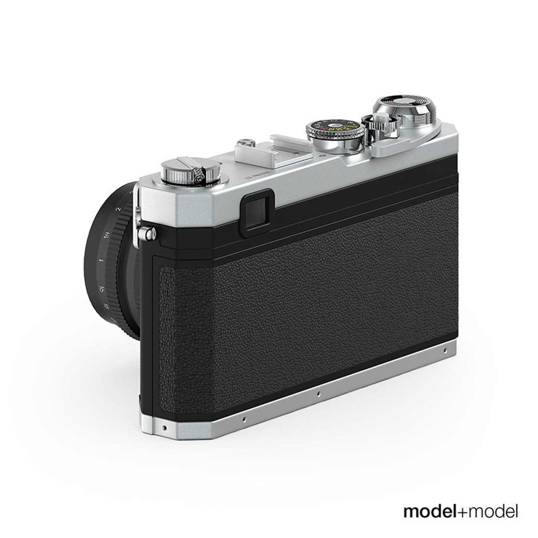 Nikon S3 Film Camera 3d Model