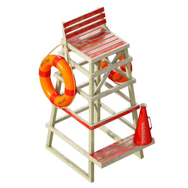 3D Lifeguard beach chair - TurboSquid 1955674