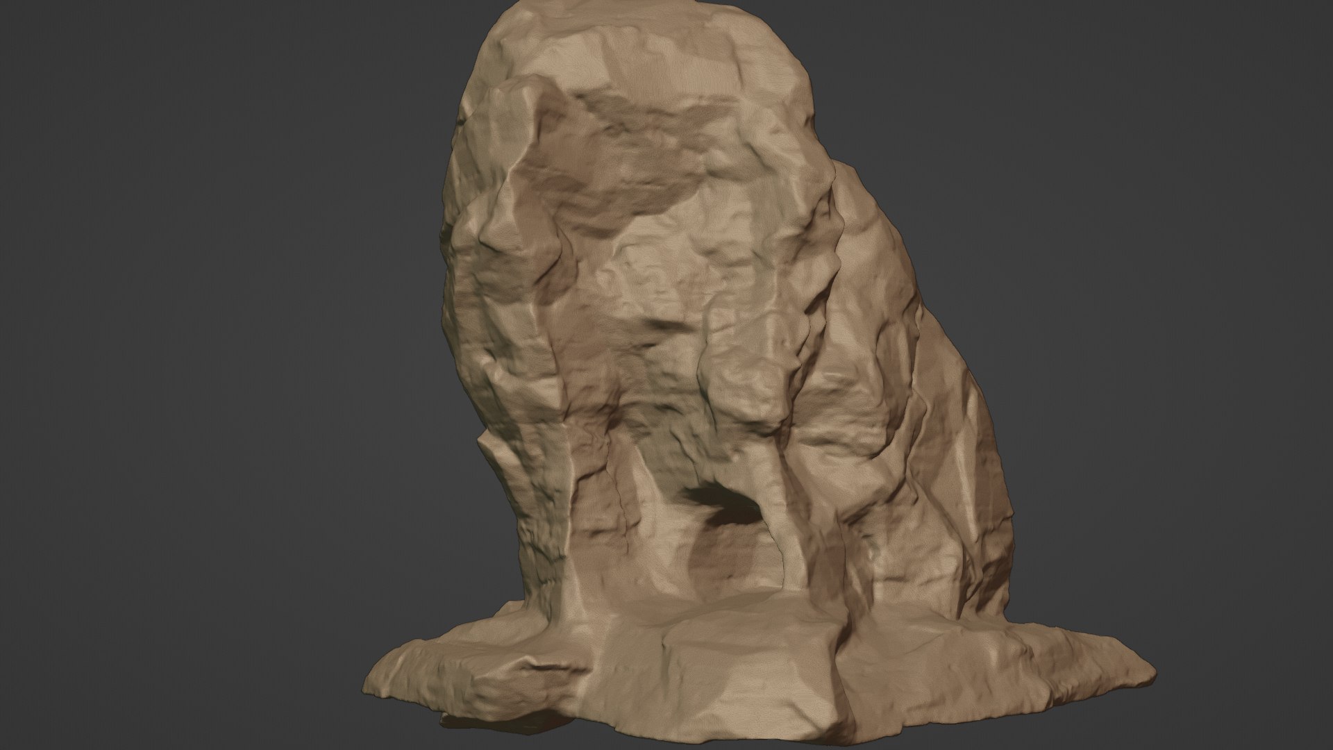 3D Cave Rock Model - TurboSquid 2152194