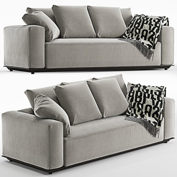 BeB italia sofa Hybrid 3D model - TurboSquid 1727895