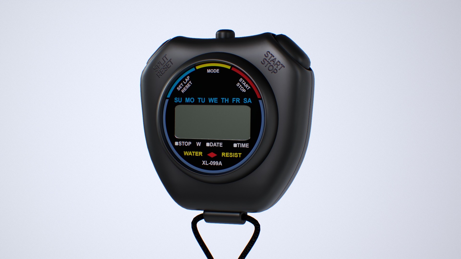 Stopwatch 3D Model - TurboSquid 2001845