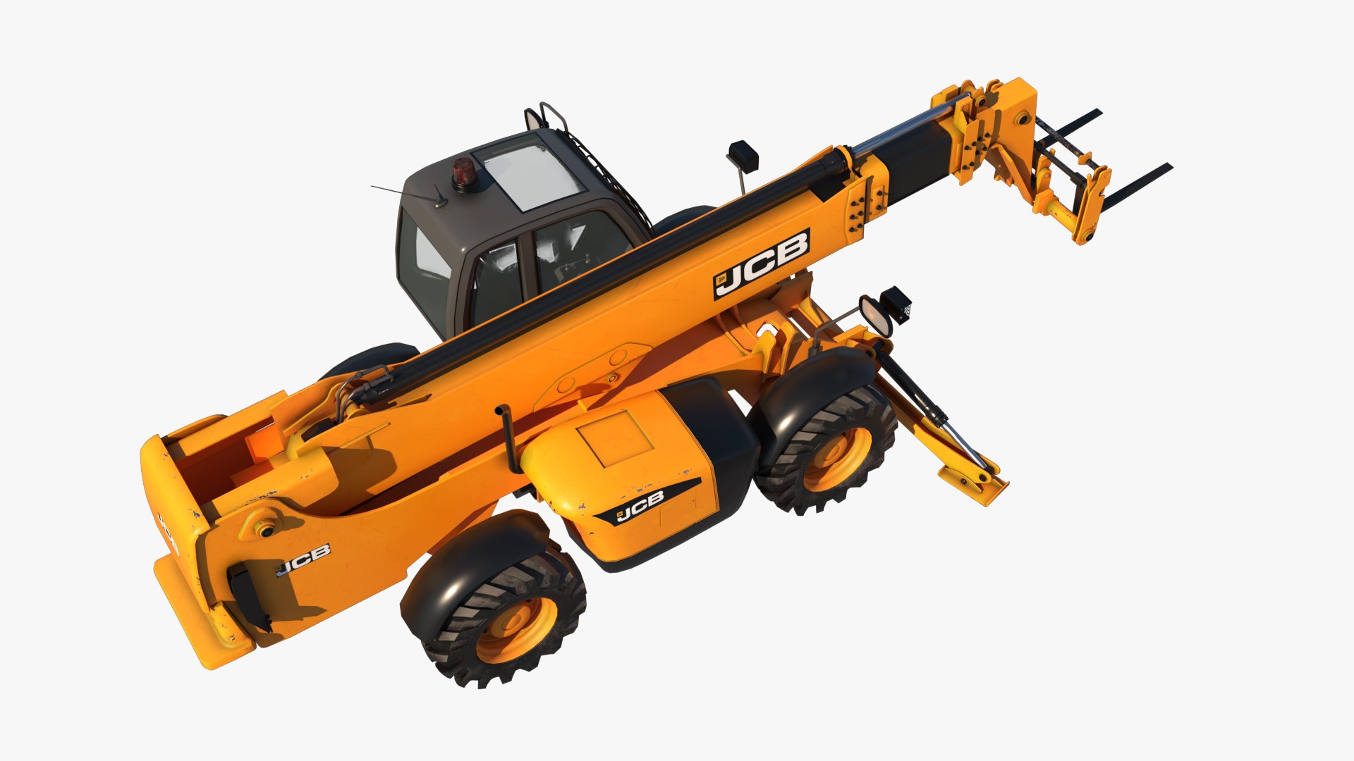 3D Model Telehandler Telescopic Handler Forklift - TurboSquid 1582449