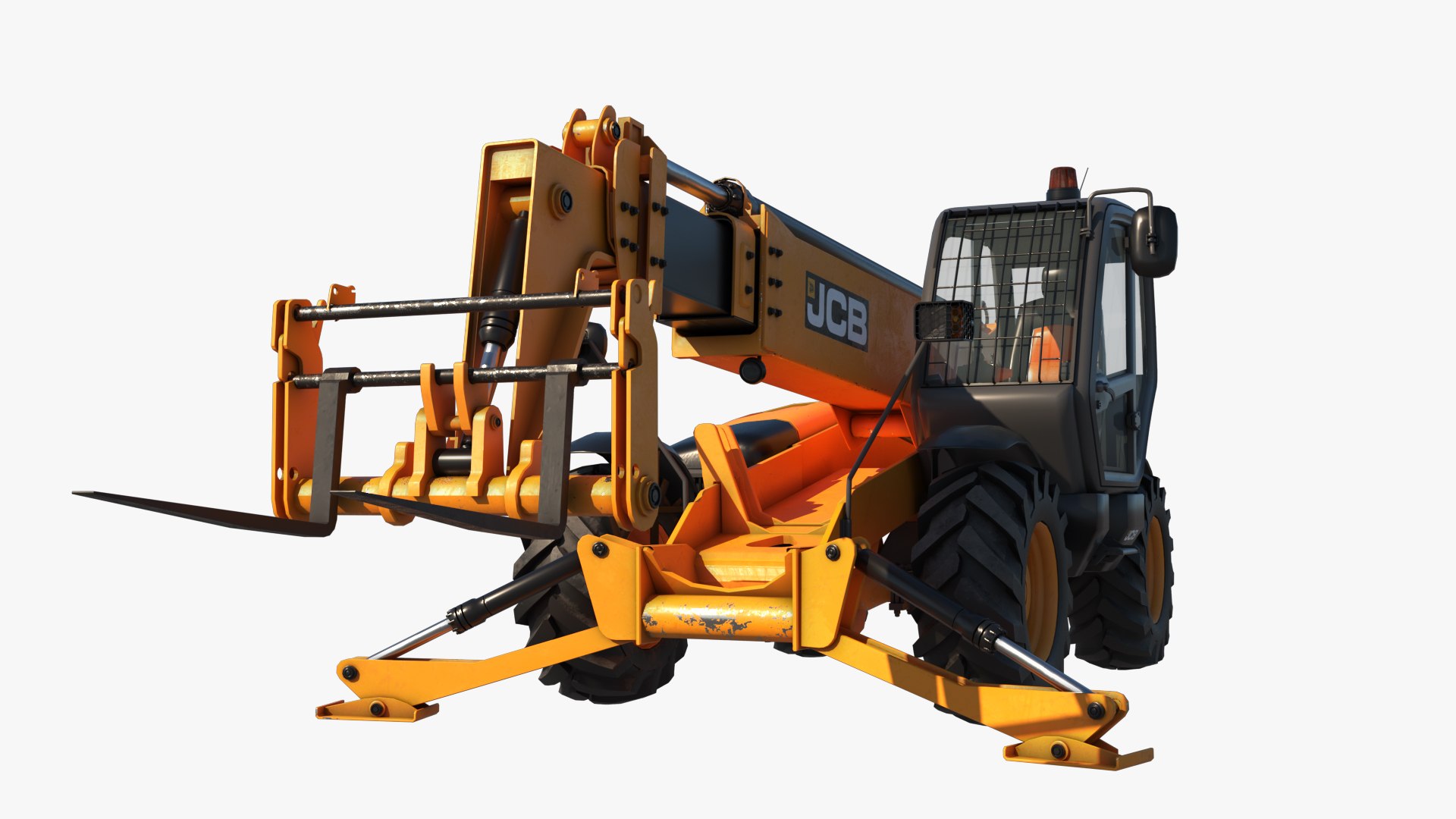 3D Model Telehandler Telescopic Handler Forklift - TurboSquid 1582449