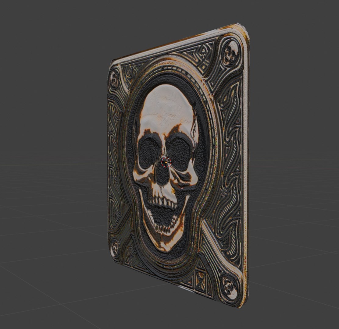 3D Model Iron Skull Emblem - TurboSquid 1539365