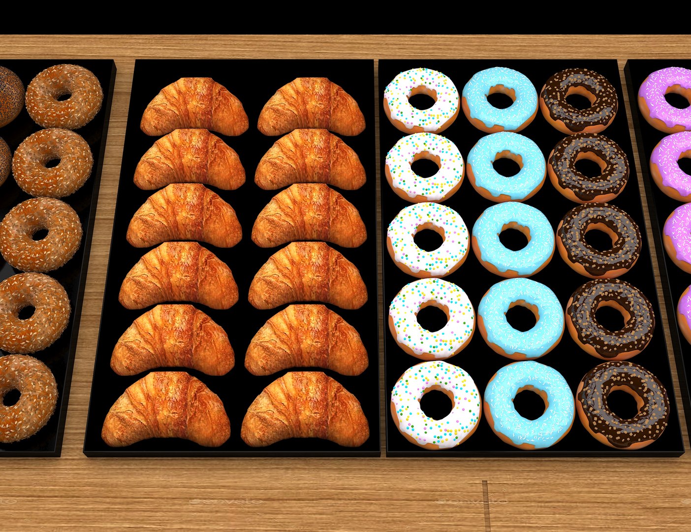 Bakery Products Full Set 3D Model - TurboSquid 1878937
