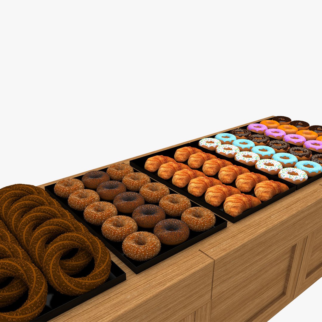 Bakery Products Full Set 3D Model - TurboSquid 1878937