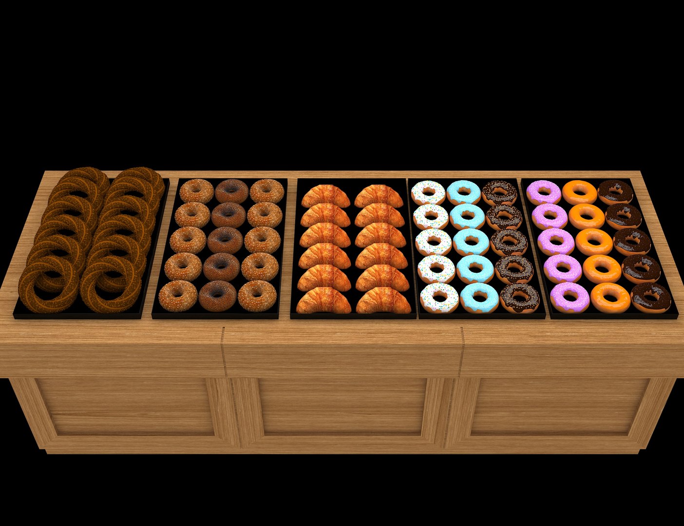 Bakery Products Full Set 3D Model - TurboSquid 1878937
