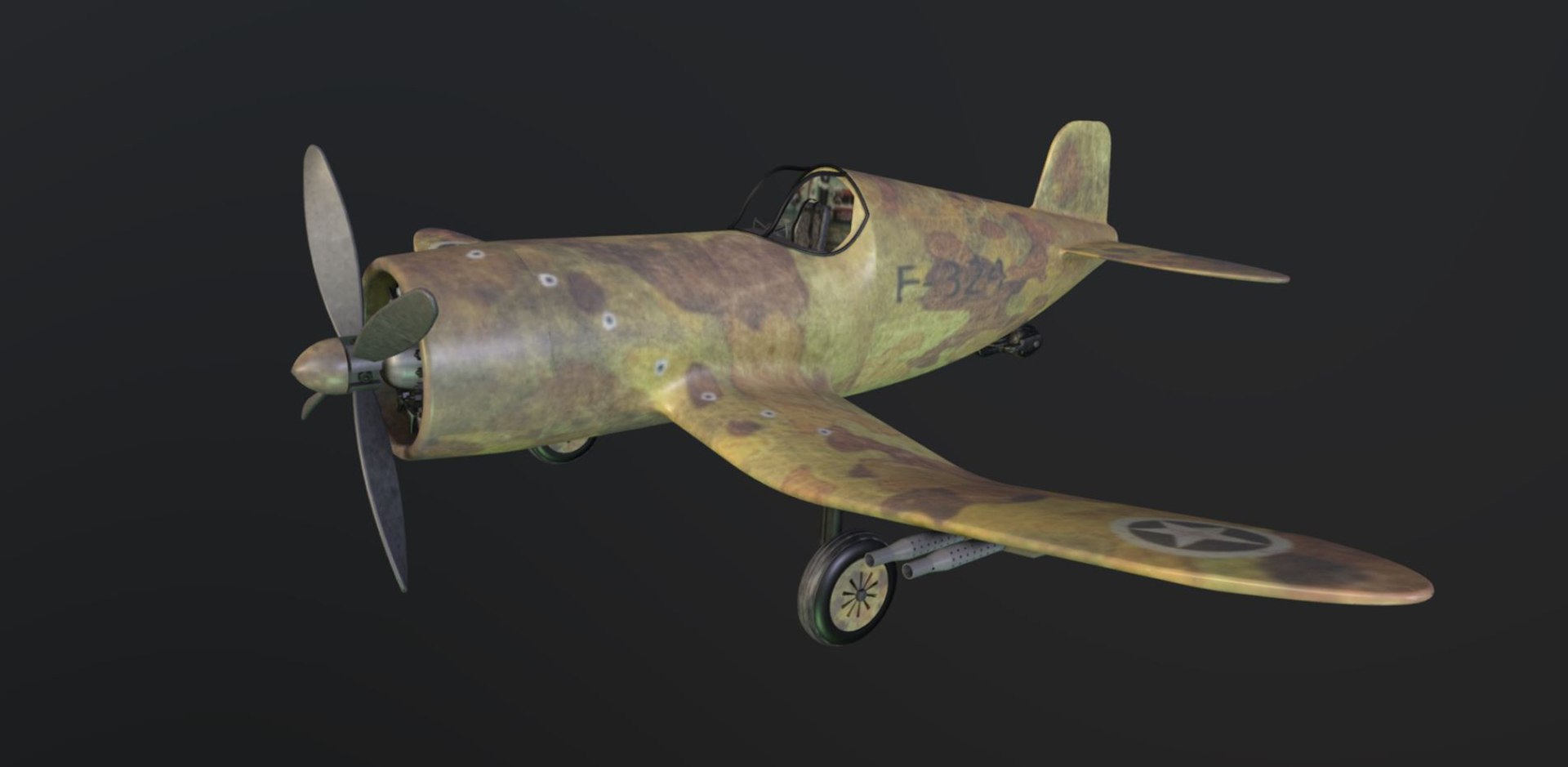3D Model War Plane - TurboSquid 2344542