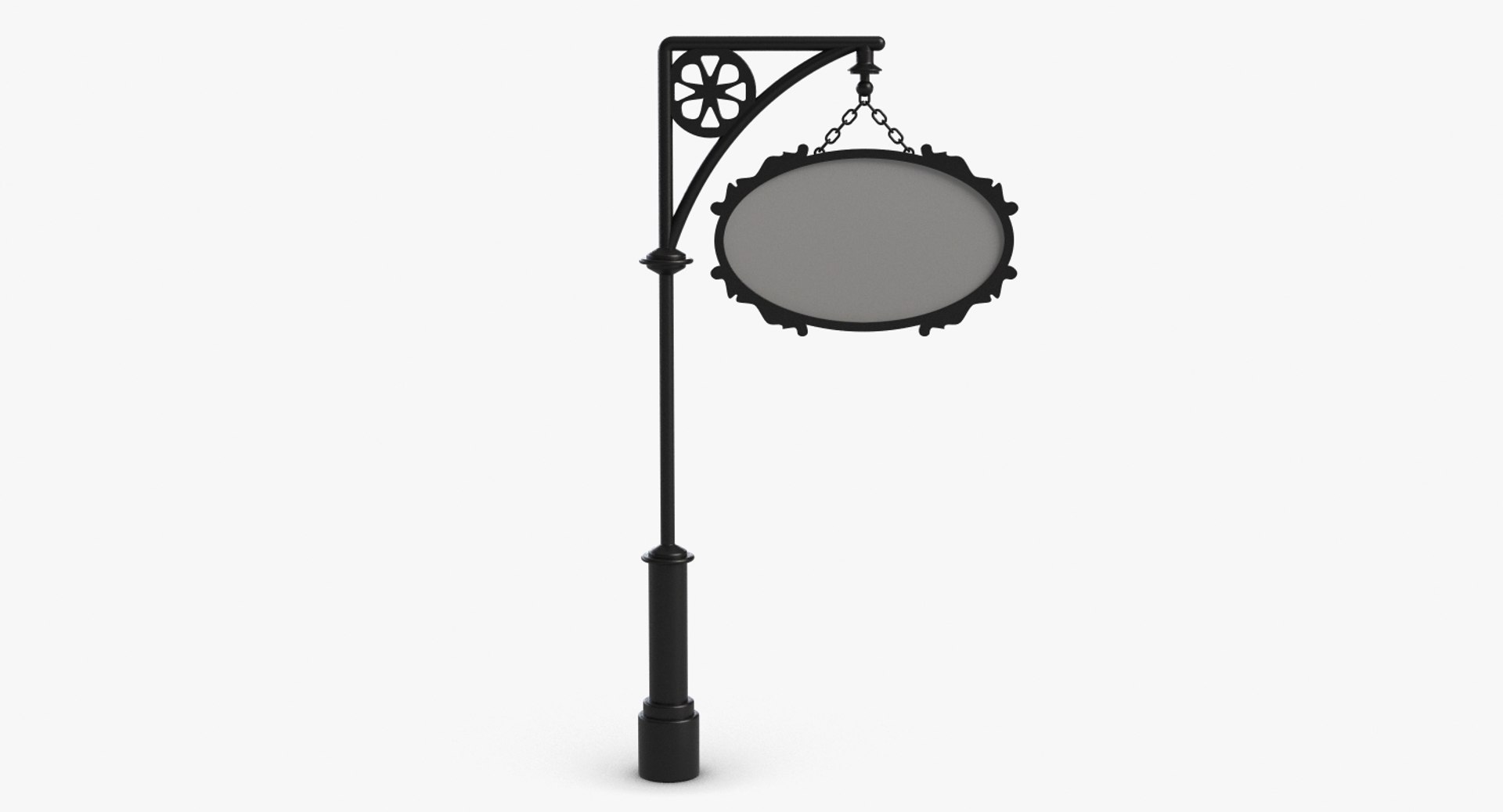 3D Outdoor Sign Model - TurboSquid 1167853