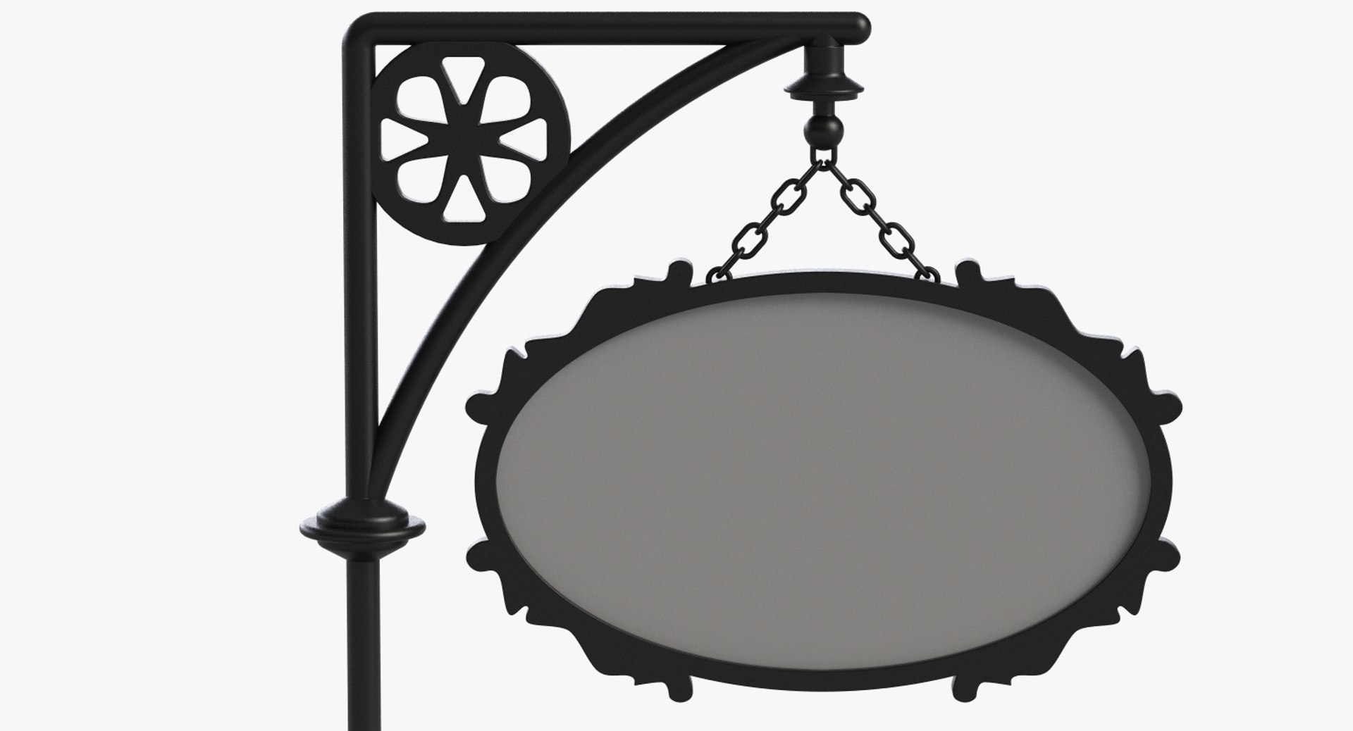 3D Outdoor Sign Model - TurboSquid 1167853