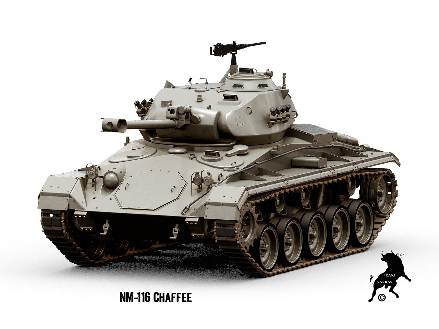 Norwegian Tanks Nm-116 3d Max