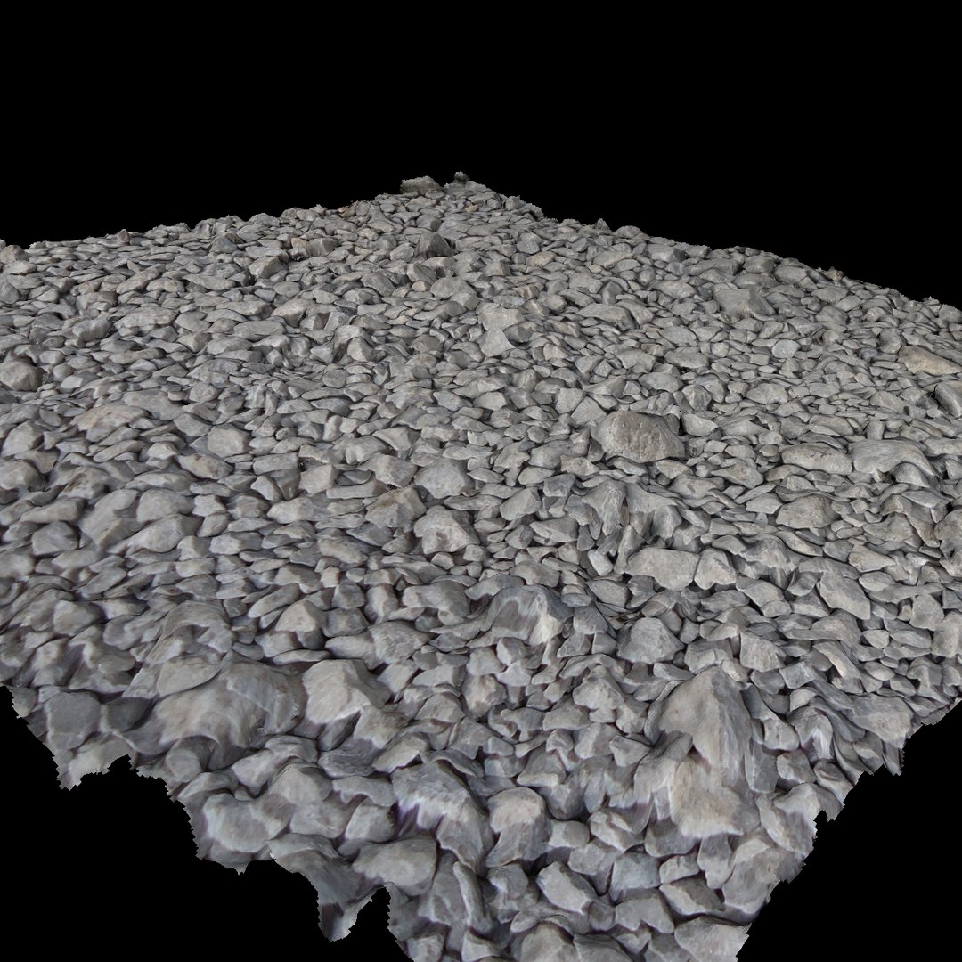 3d Terrain 6 - Rubble Model