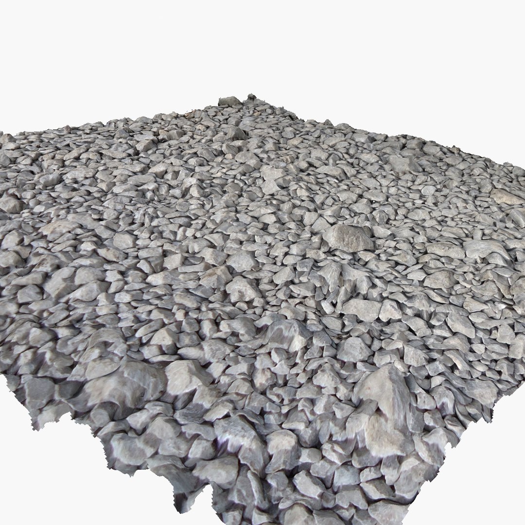 3d Terrain 6 - Rubble Model